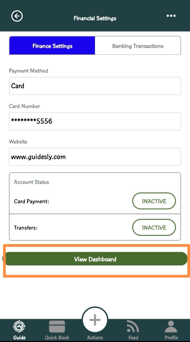 Guidesly Pro: Access and Updating Your Financial Information – Guide ...